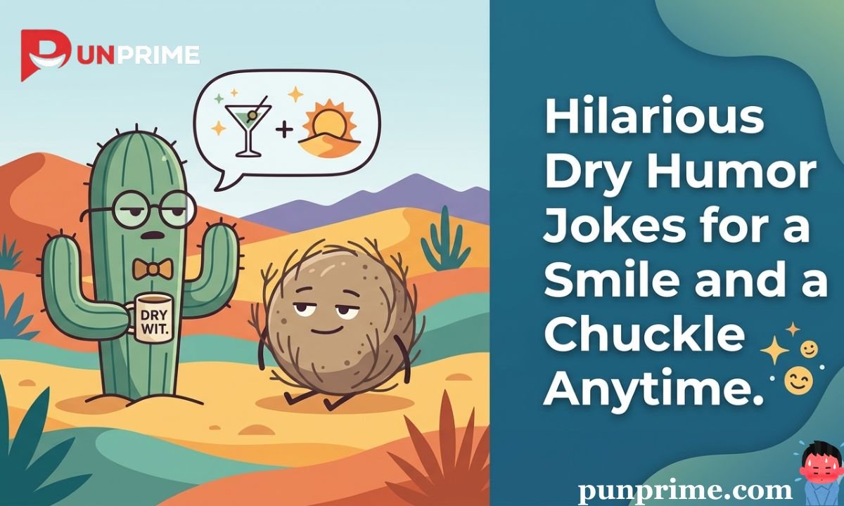 193+ Hilarious Dry Humor Jokes for a Smile and a Chuckle Anytime