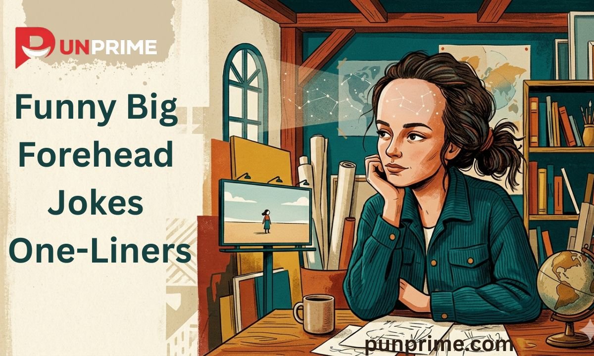 165 Funny Big Forehead Jokes One Liners 2026